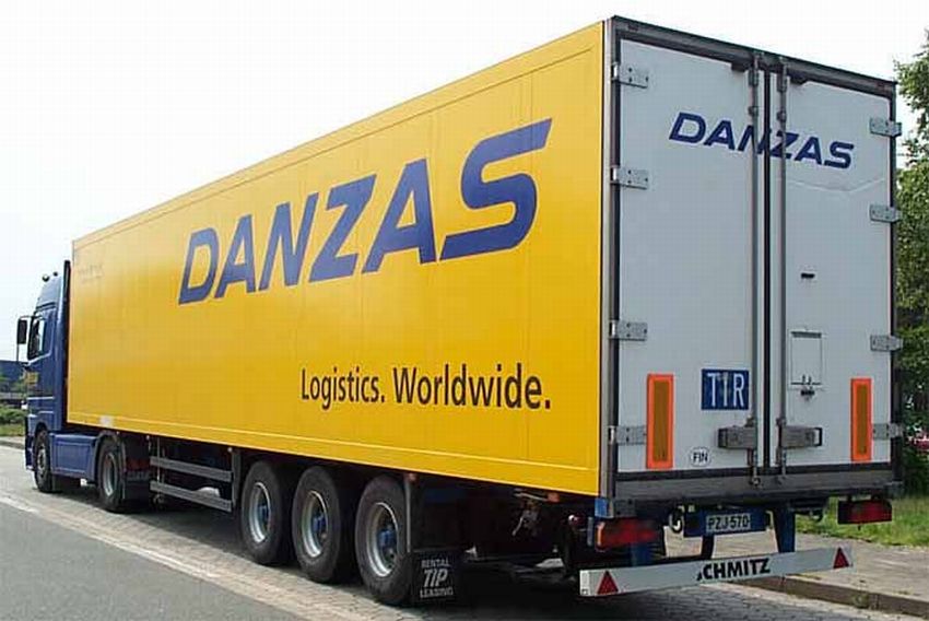 Lkw-Foto : Sattelauflieger von Danzas, Schweiz