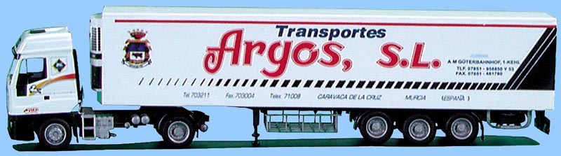 A W M Modell-Lkw für Argos s.l. Transportes, Murcia