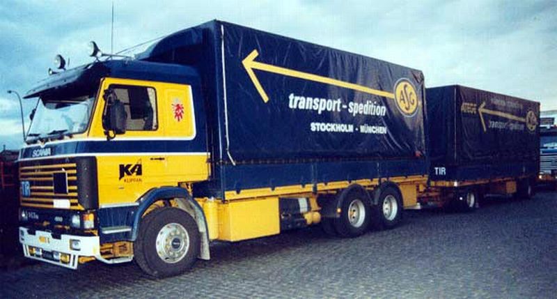 Lkw-Foto : Scania 143 von ASG, Schweden