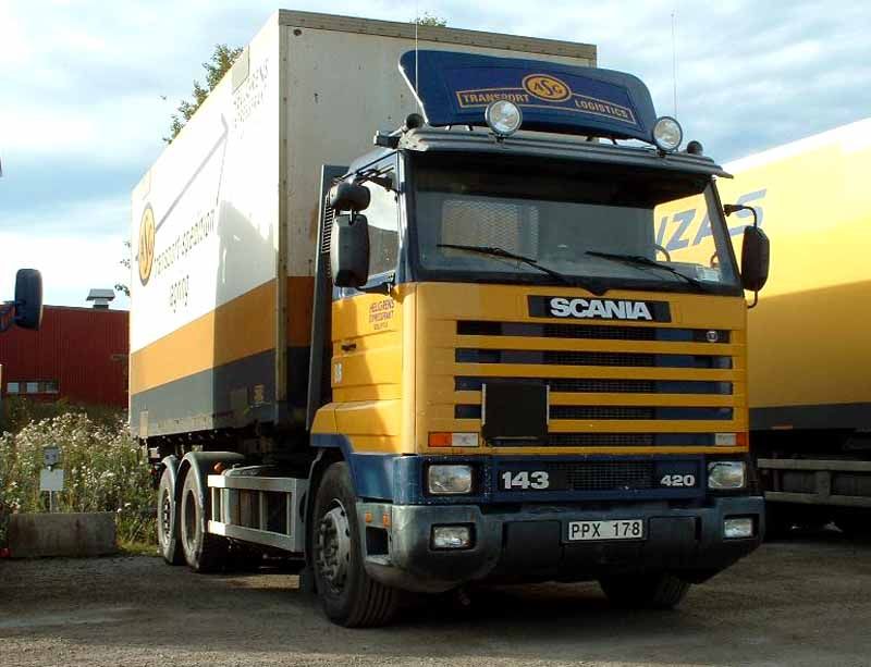 Lkw-Foto : Scania 143 von ASG, Schweden