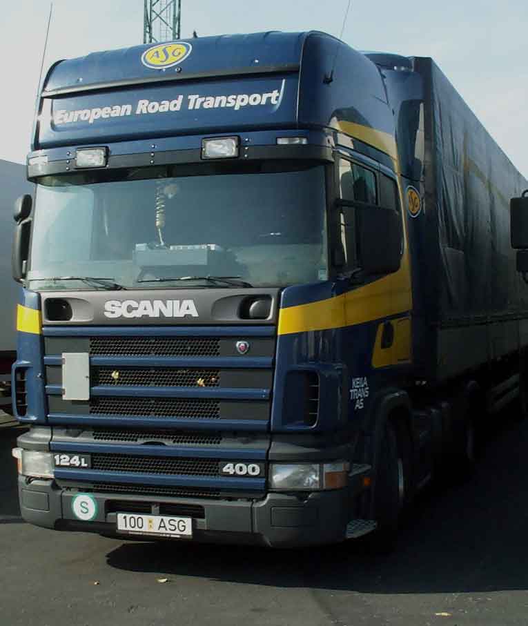 Lkw-Foto : Scania 124 von ASG, Schweden