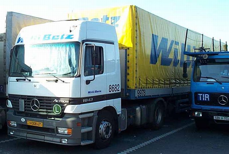 Lkw-Foto : MB Actros L von Willi Betz, D - Reutlingen