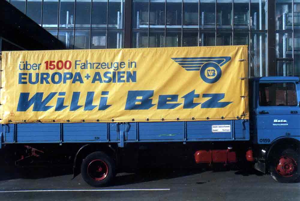 Lkw-Foto : MB 813 von Willi Betz, D - Reutlingen
