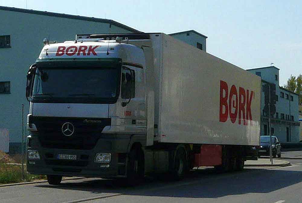 Lkw-Foto : MB Actros LH MP2 von Bork, D - Giessen
