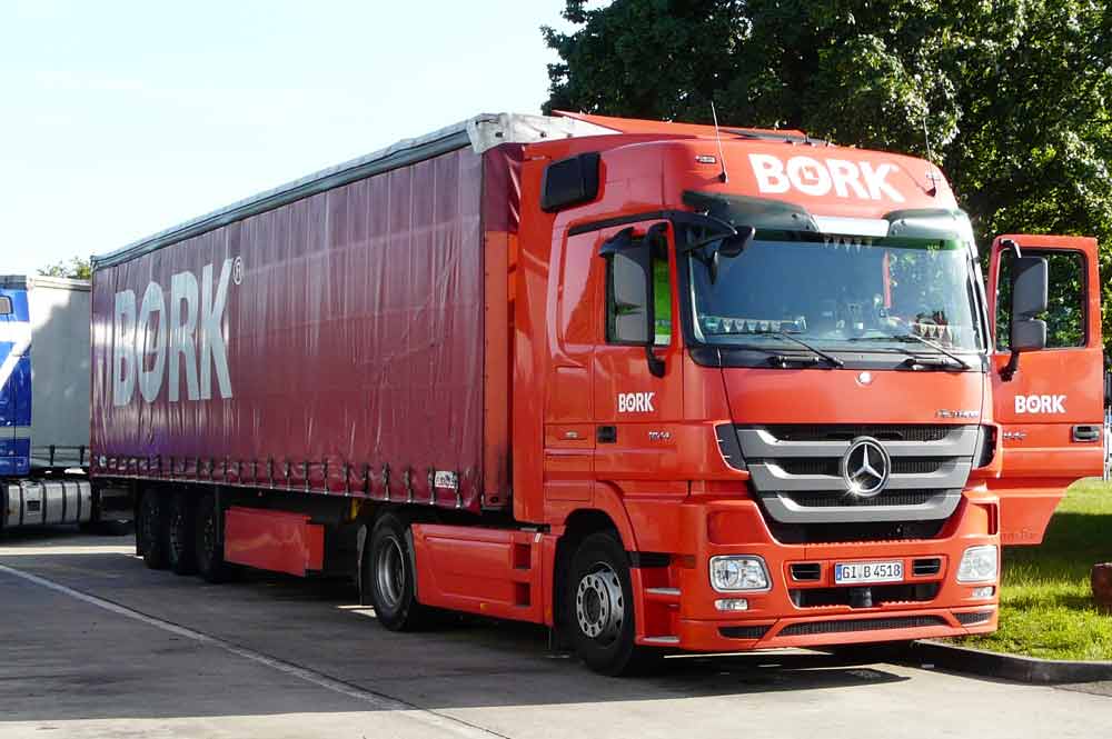 Lkw-Foto : MB Actros LH MP3 von Bork, D - Giessen