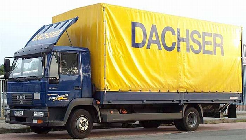 Lkw-Foto : MAN LE 800 von Dachser, D - Kempten