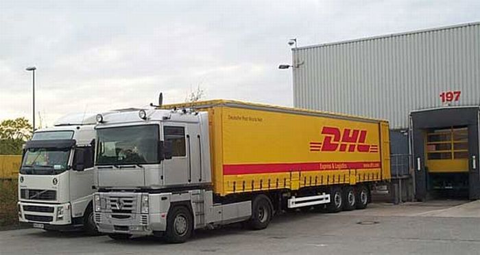 Lkw-Foto : Renault AE Magnum von DHL Worldwide Express, D - Bonn