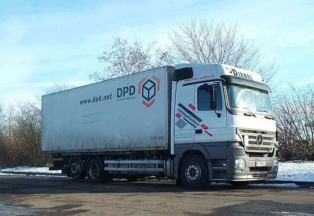 Lkw-Foto : MB Actros LH MP2 von Deutscher Paket Dienst, Deutschland
