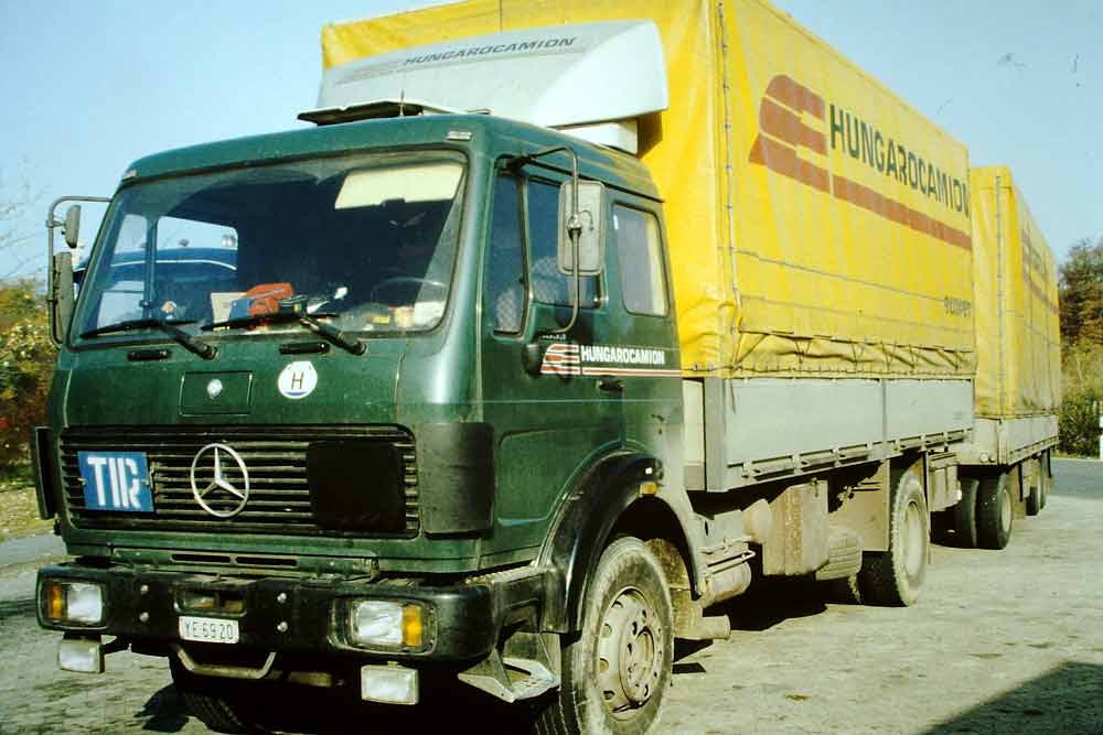 Lkw-Foto : MB 1632 von Hungarocamion, HR - Budapest