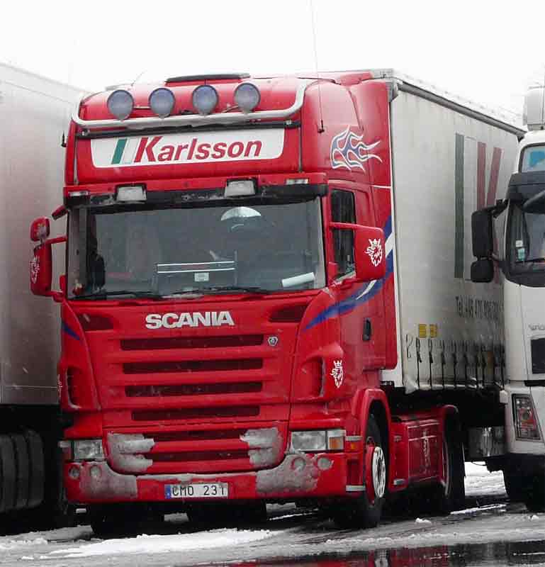 Lkw-Foto : Scania R TL von Gunnar Karlsson Spedition, S - Växjö