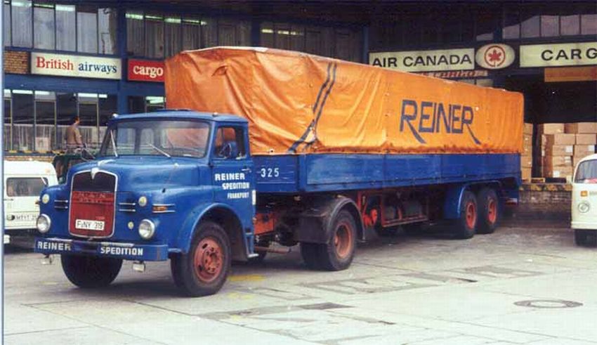 Lkw-Foto : MAN 415 von Reiner Spedition, D - Nürnberg