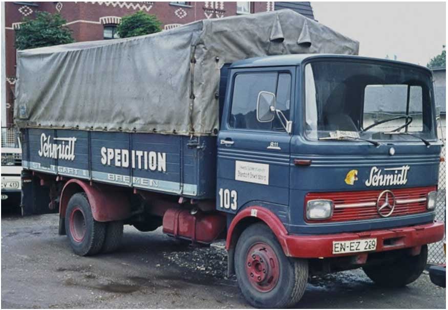 Lkw-Foto : MB LP 608 von Ernst Schmidt, D - Gevelsberg