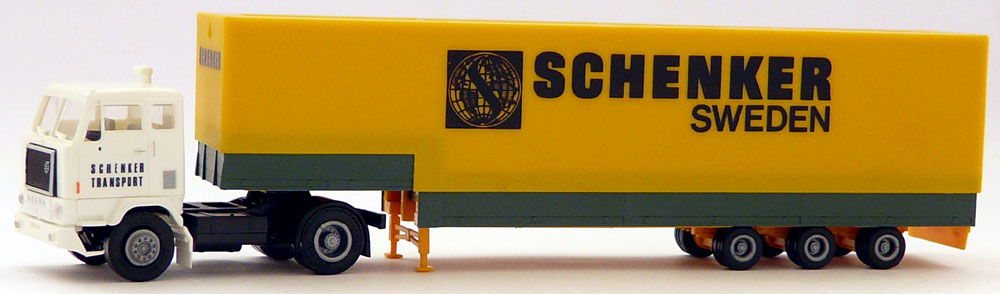 Albedo Modell-Lkw für Schenker Schweden, Stockholm