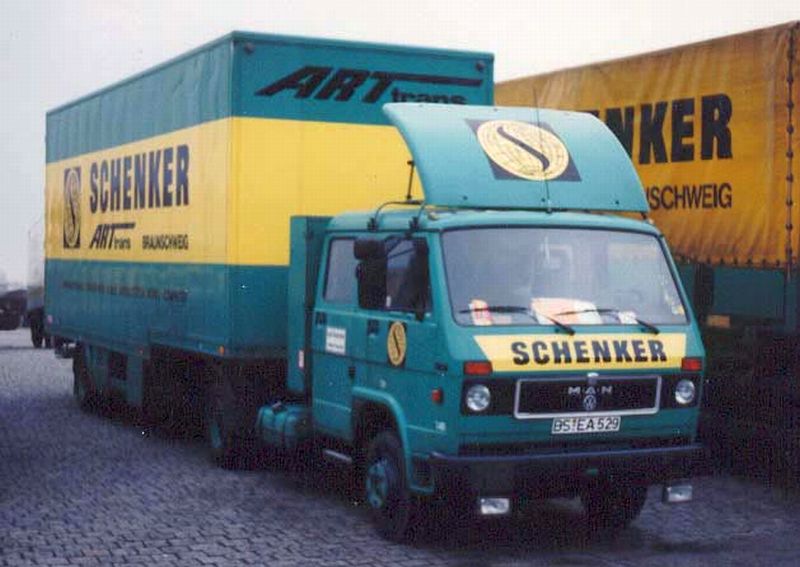 Lkw-Foto : MAN G 7.150 von SCHENKER AG, D - Frankfurt am Main
