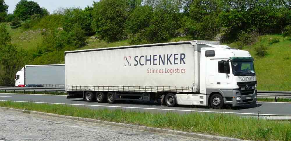 Lkw-Foto : MB Actros LH MP2 von SCHENKER Stinnes Logistics, D - Essen
