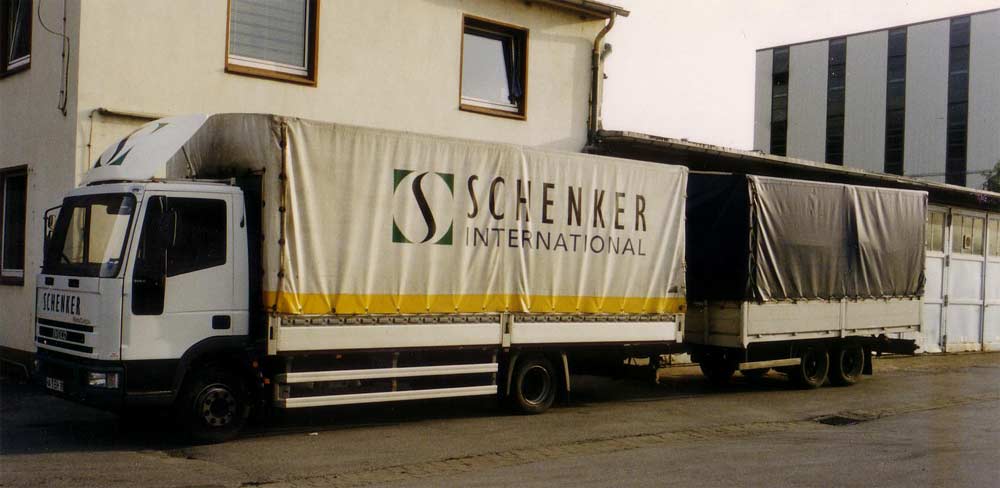 Lkw-Foto : Iveco EuroCargo von Schenker International, D - Frankfurt am ...