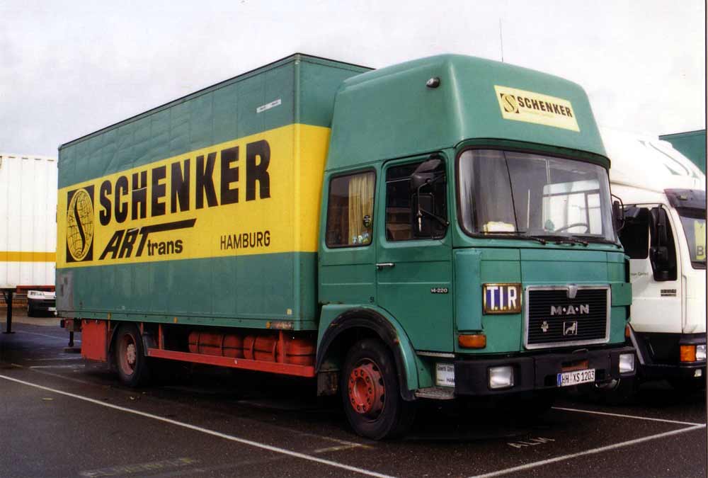 Lkw-Foto : MAN 14.280 von SCHENKER AG, D - Frankfurt am Main