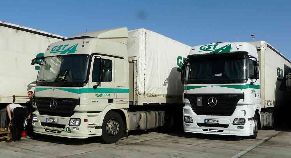 Lkw-Foto : MB Actros L MP2 von GST Stadler Spedition, A - Peuerbach