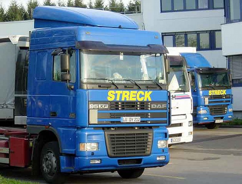 Lkw-Foto : DAF 95 XF von Streck Transport, D - Lörrach