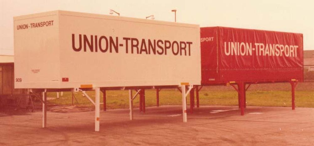 Lkw-Foto : Wechselbehälter von Union-Transport, D - Düsseldorf
