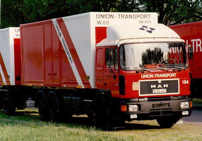 Lkw-Foto : MAN F 90 von Union-Transport, D - Düsseldorf